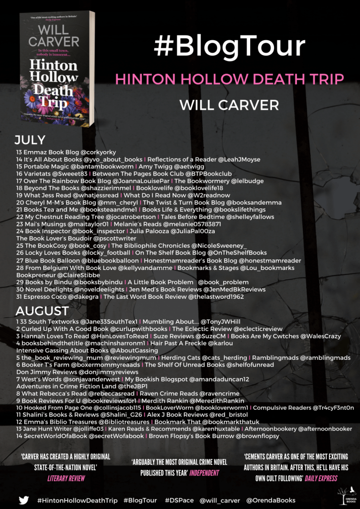 Blog Tour: Hinton Hollow Death Trip – Will Carver – The Bibliophile ...