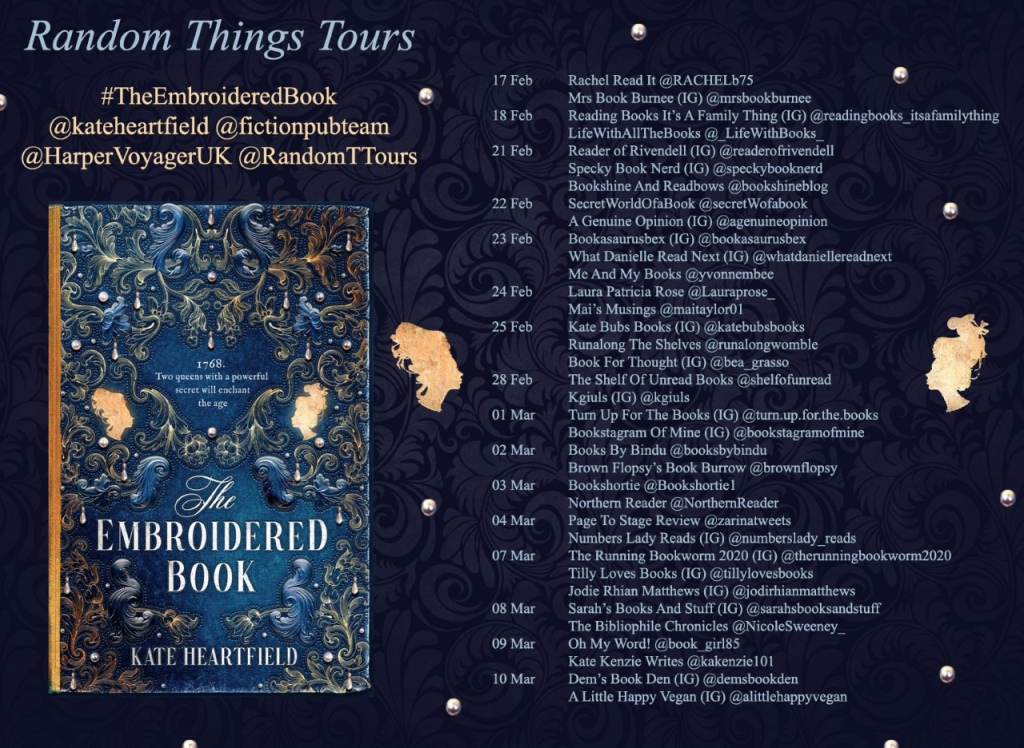 Blog Tour: The Embroidered Book – Kate Heartfield – The Bibliophile ...