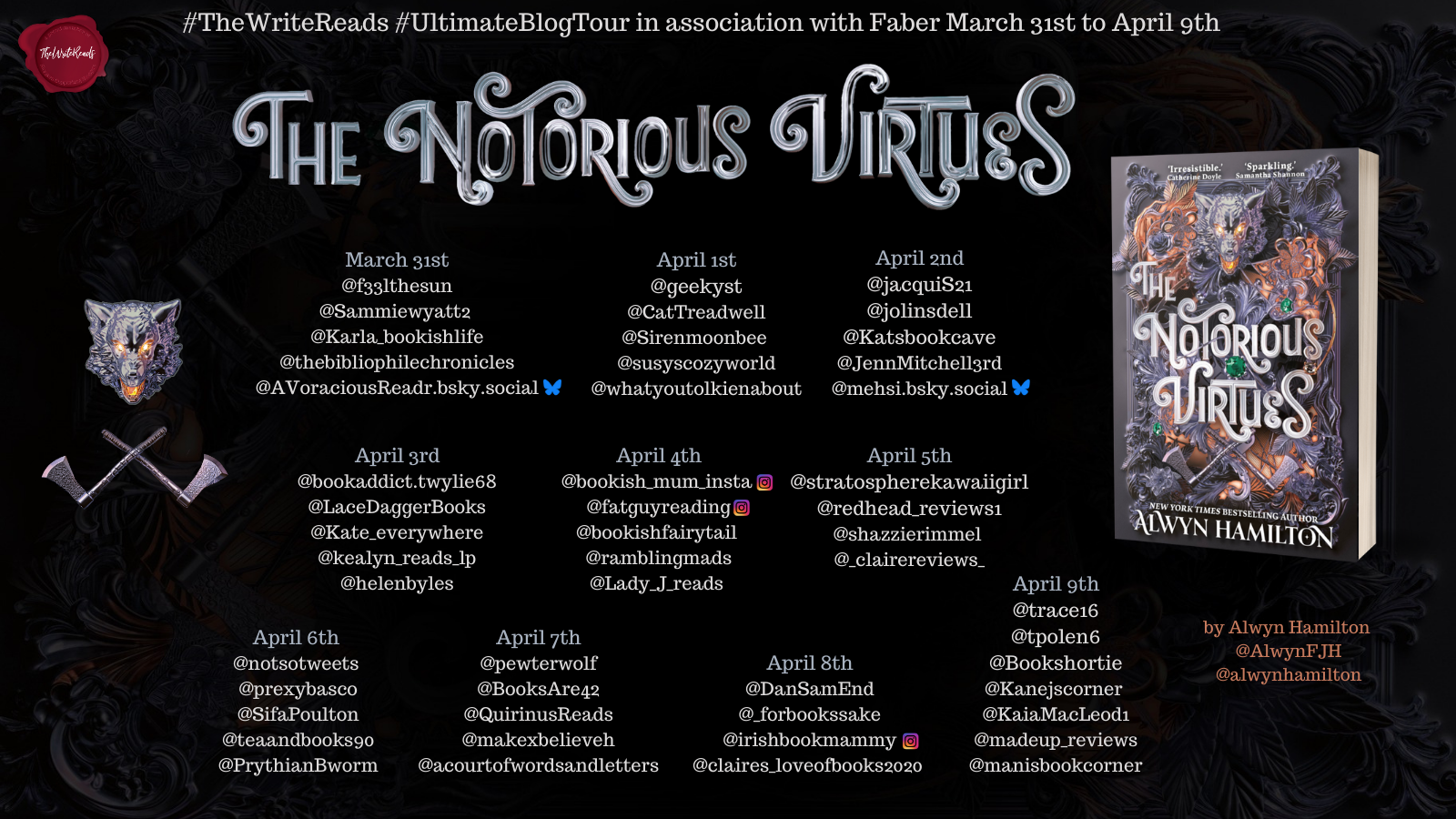 Book Review: The Notorious Virtues – Alwyn Hamilton – The Bibliophile ...